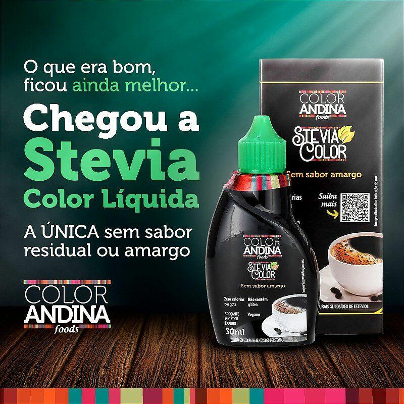 Comprar Adoçante Stévia Color Andina Líquida 0,30ml - a partir de R$32,64