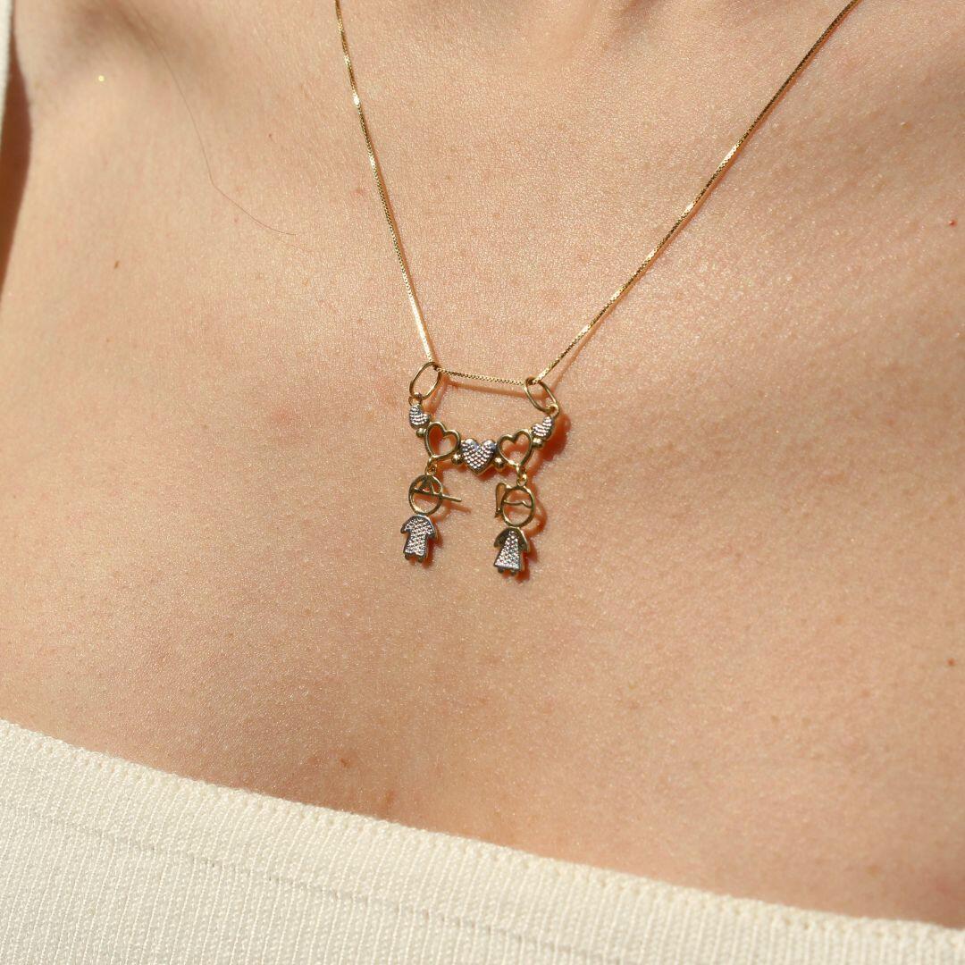 Pingente Canga Bonecos em ouro 18k com ou sem corrente |? - de R$2.079 ...