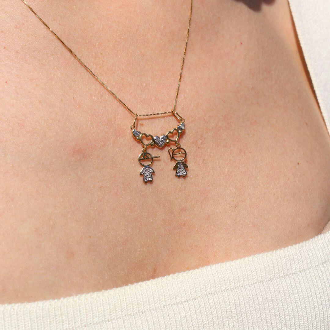 Pingente Canga Bonecos em ouro 18k com ou sem corrente |? - de R$2.079 ...