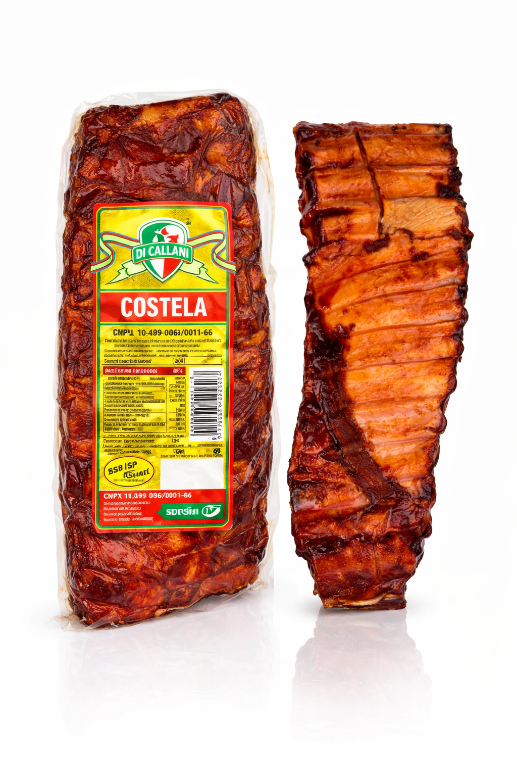 Costela Suína Defumada (Peça Inteira / Aprox. 1,3kg) - R$119,00