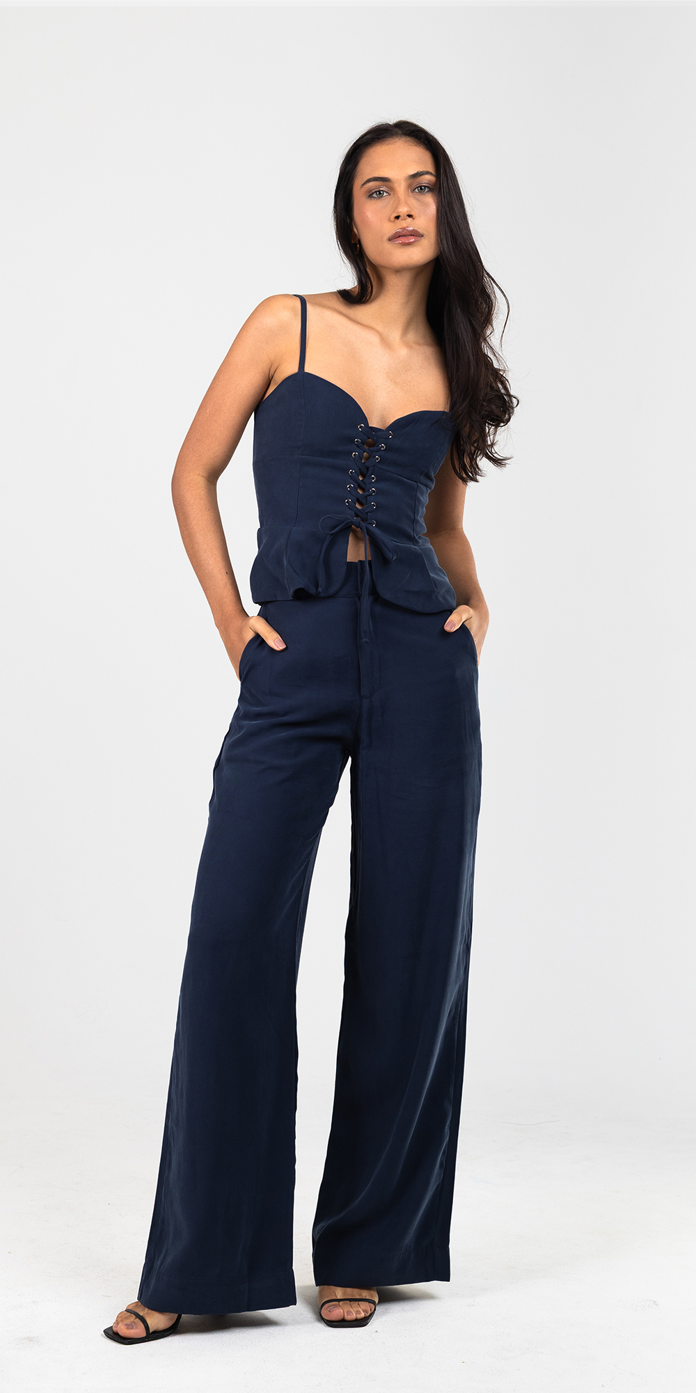 Comprar Blusa Liz Fine Touch Marinho - Bruna Paz Brand