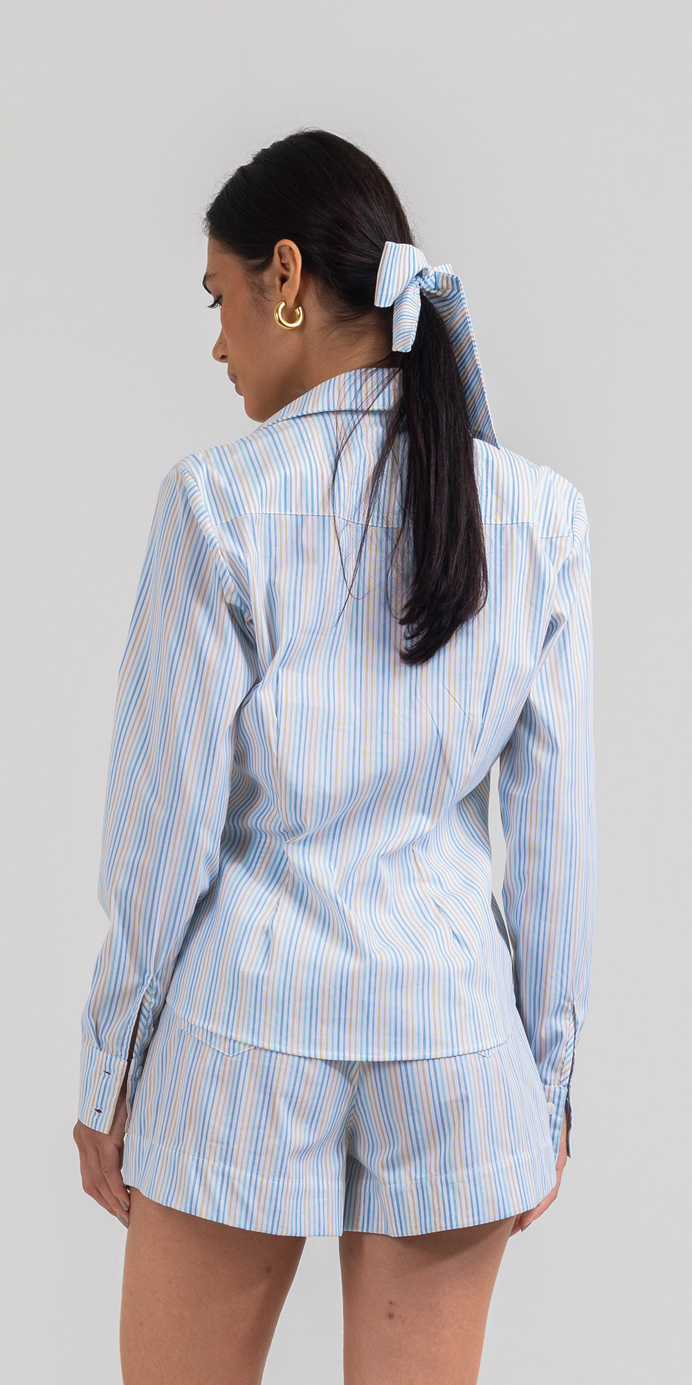 Comprar Short Evase Tricoline Listras Angel - Bruna Paz Brand