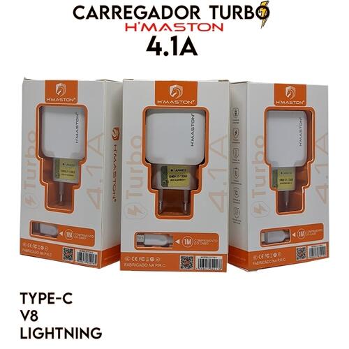 Comprar Carregador H'Maston Iphone Original 4.1a TURBO - R$10,00 - JUNTO ACESSORIOS