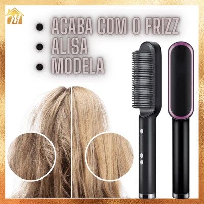 Comprar Escova alisadora 5 em 1 alisa seca hidrata modela - R$23,00 ...