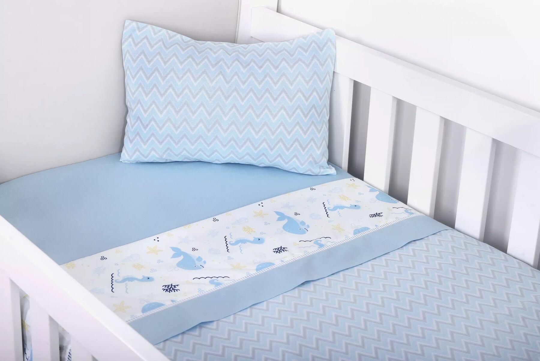 Enxoval Dengo Baleia Azul