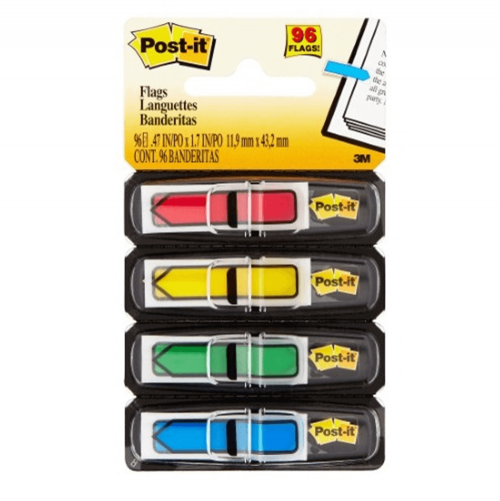 Marcador de Pagina Adesivo Post-it Flags Seta 11,9mm x 43,2mm 96 Folhas ...