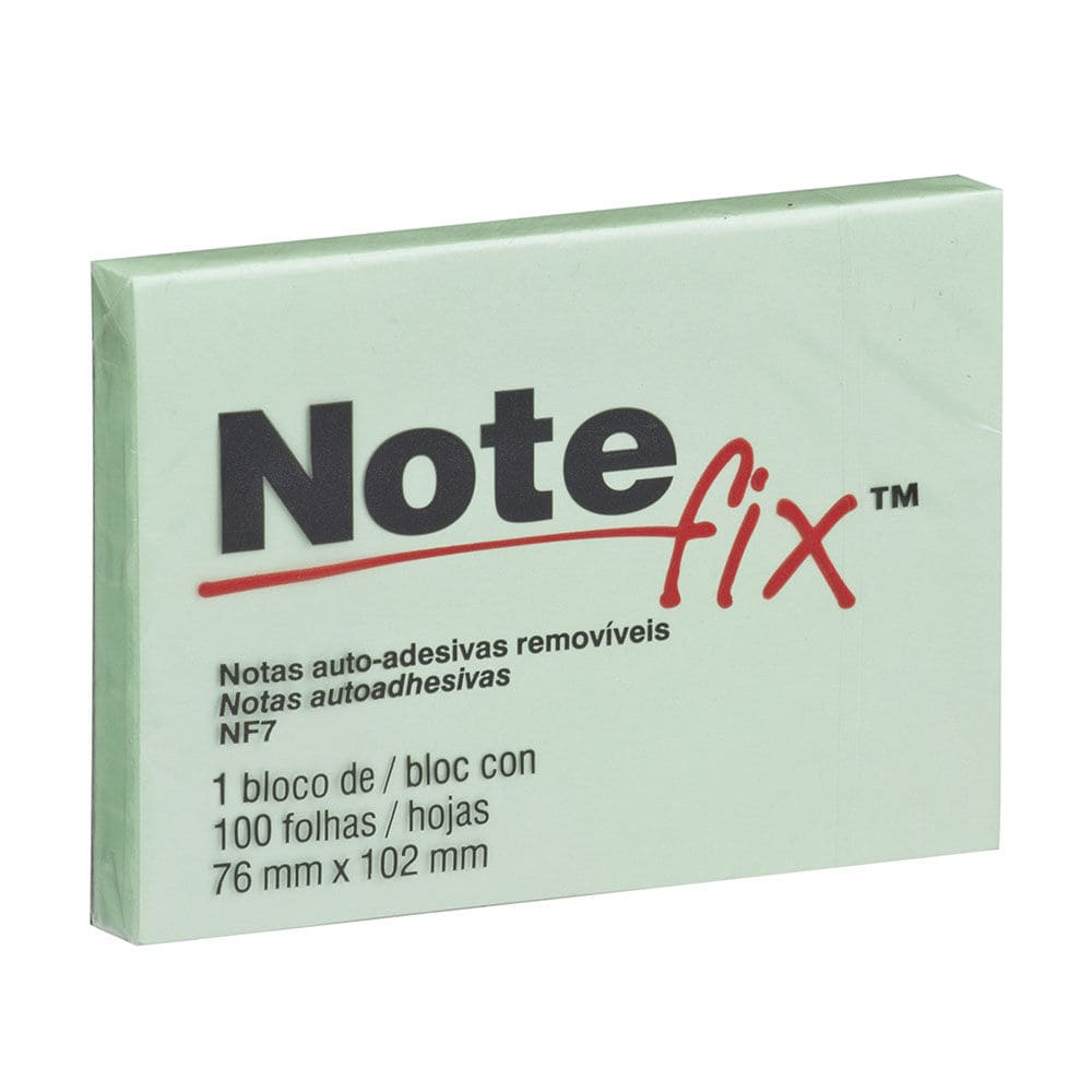 Bloco de Notas Notefix 76mm x 102mm Com 100 Folhas 3M