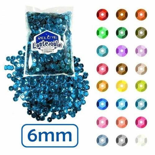 Lantejoula 6mm com 1000 unidades - Relure