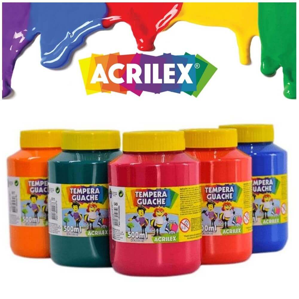 Tempera Tinta Guache 500ml - Acrilex