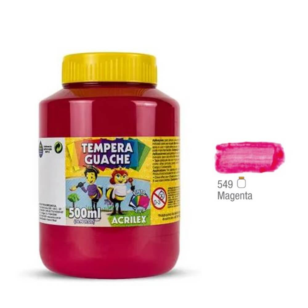 Tempera Tinta Guache 500ml - Acrilex