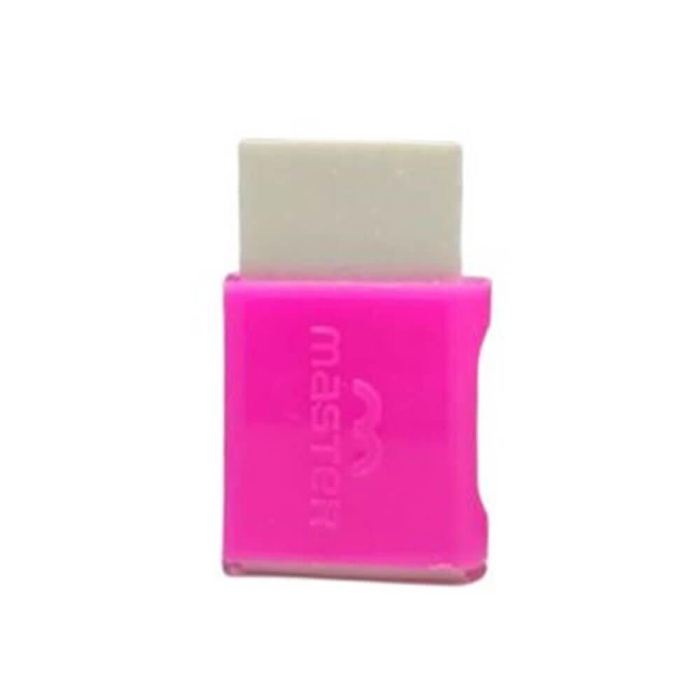 Borracha Escolar com Capa Plastica Cores - Master