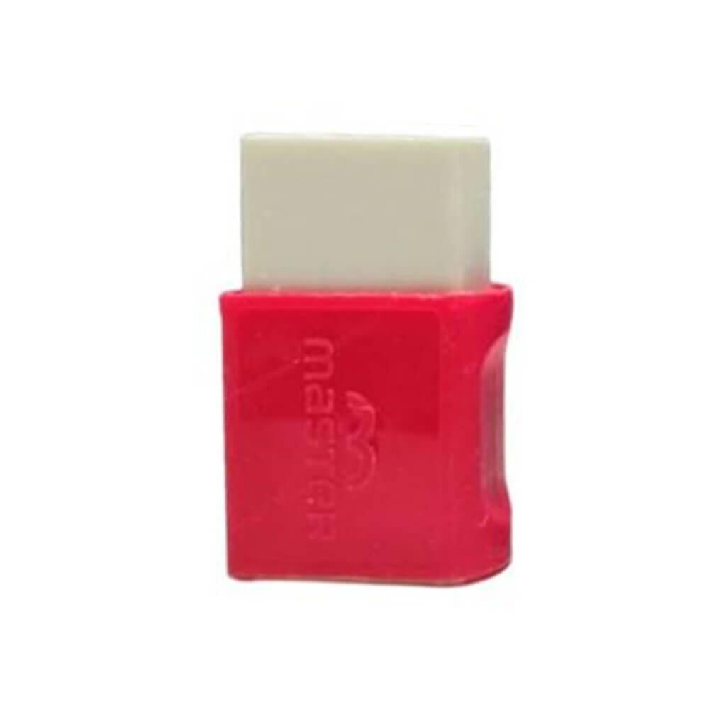 Borracha Escolar com Capa Plastica Cores - Master