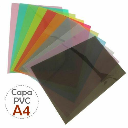 Capa PVC A4 210x297mm - a partir de R$0,66