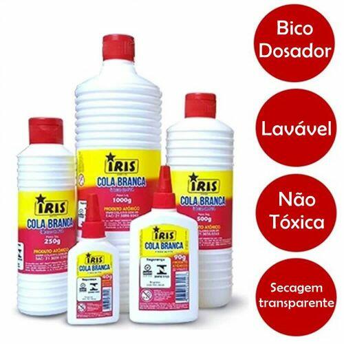 Cola Branca Liquida Lavavel - Iris - de R$4,80 a R$13,68