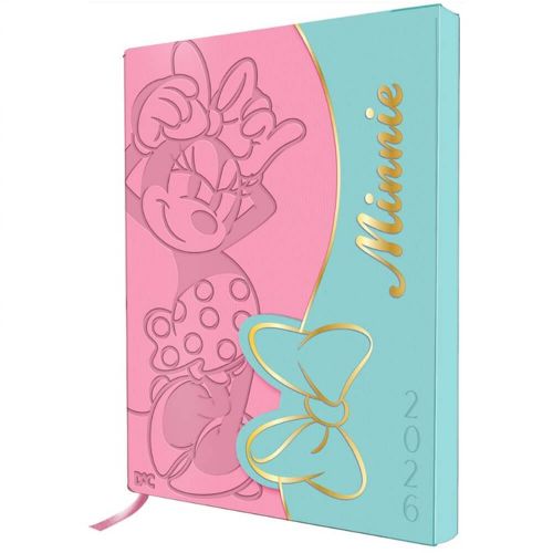 Agenda 2026 Minnie Mouse A5 Executiva 336 Folhas 13,4 x 19,0 cm - DAC ...