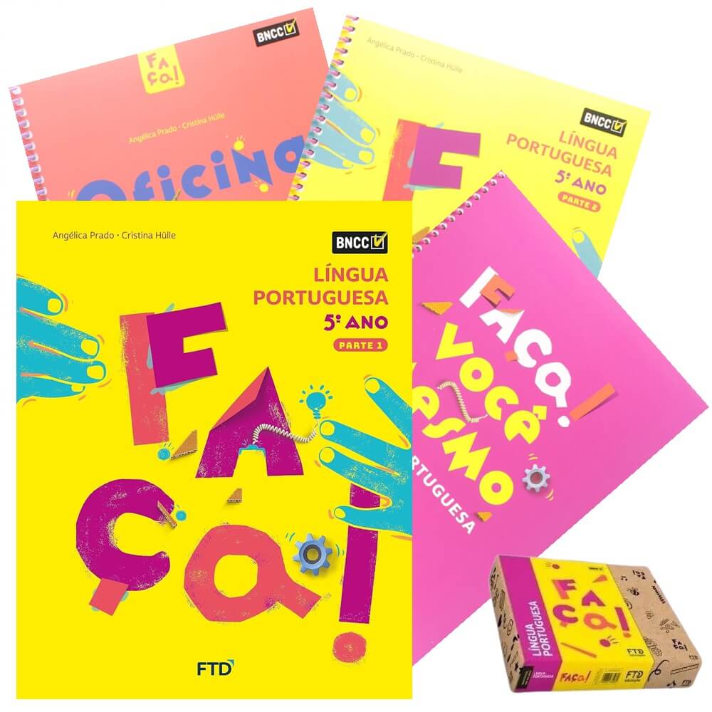 Livro Faca LIngua Portuguesa 5º Ano - Editora FTD