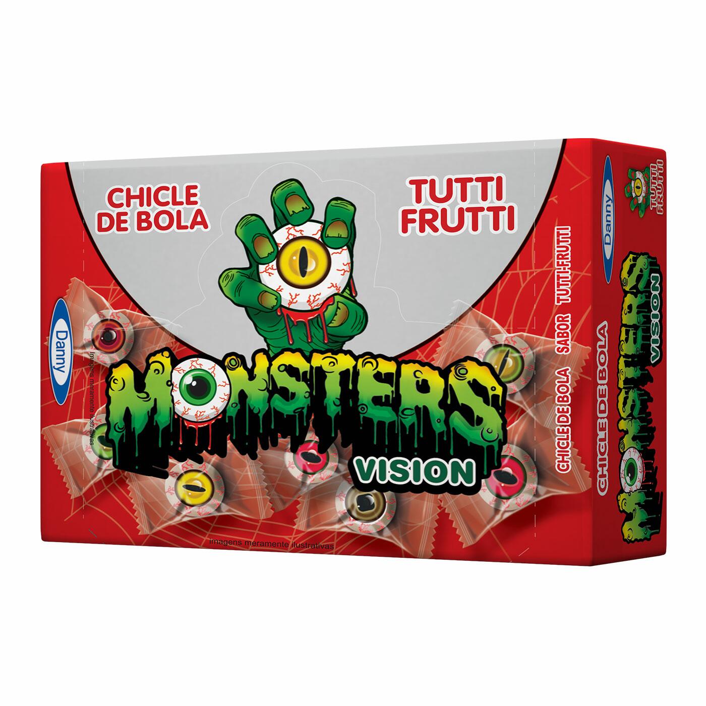 Comprar CHICLE MONSTER VISION TUTTI FRUTTI 40x240G 45UND