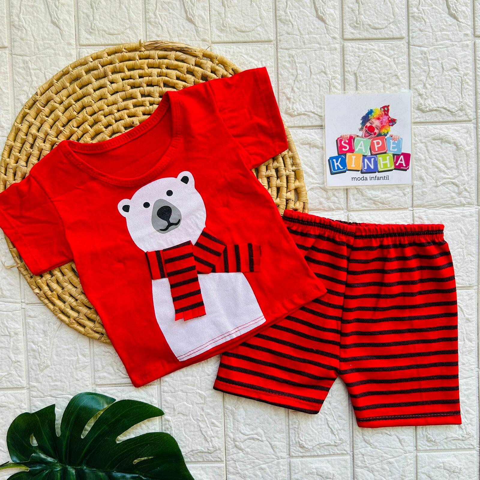Comprar Roupa de Bebê Conjunto Urso Polo Norte (Ref: 349) - Sapekinha Modas | Moda e Acessórios ...