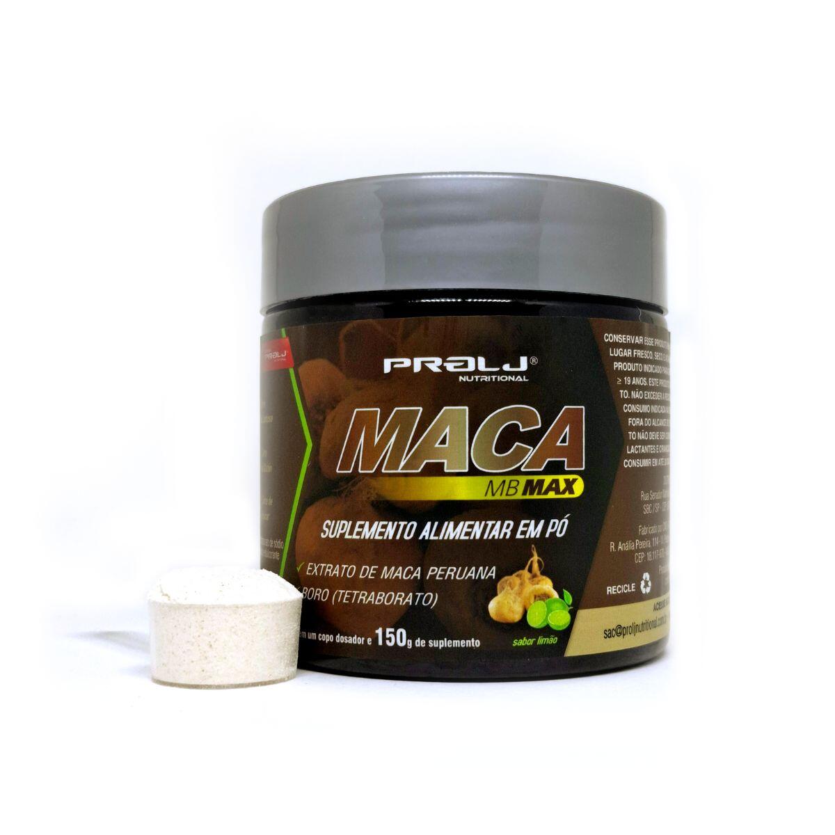 Comprar MB MAX Maca Peruana + Boro 150g Sabor Limão - a partir de R$52,25