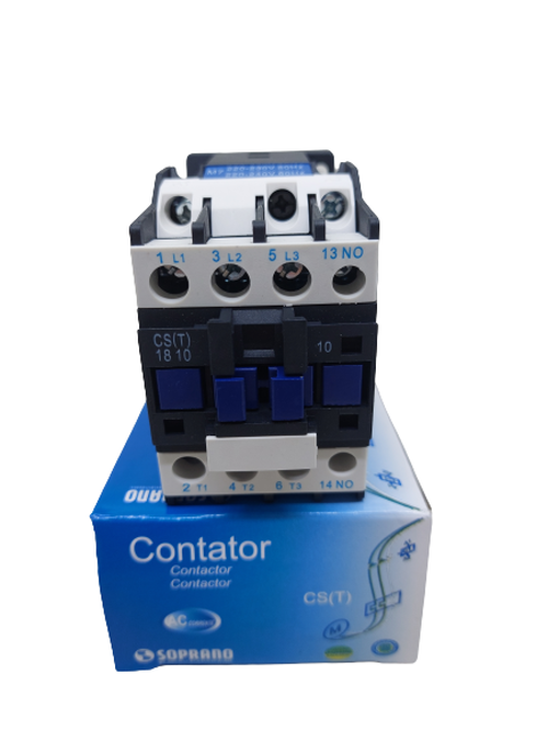 Comprar CONTATORA TRIPOLAR CST18 18A 220v 5CV (1NA) RTT25 SOPRANO - a ...