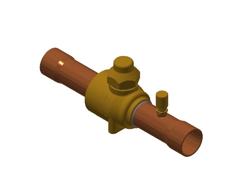 Comprar VÁLVULA ESFERA GBC 1.5/8 SOLDA C/ SCHRADER GBC-42 DANFOSS ...