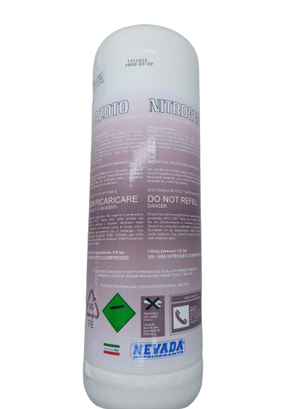 Comprar NITROGÊNIO 242L 110BAR CILINDRO FERRO DESCARTÁVEL CLASSE 2.2 ...