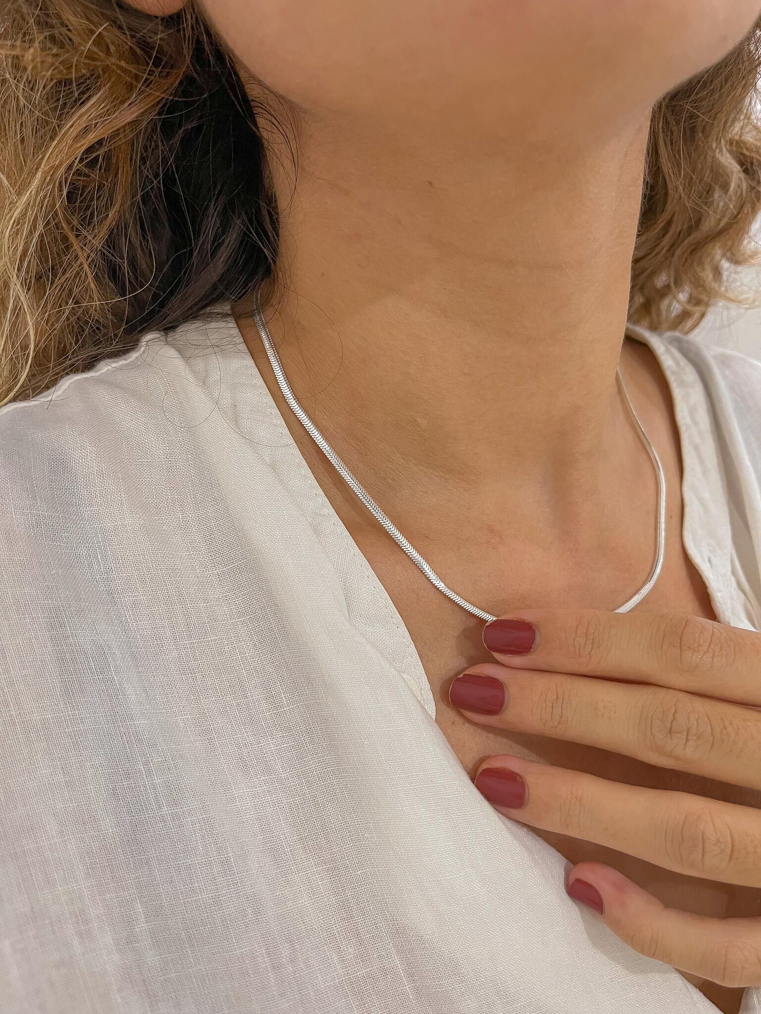 Comprar CORRENTE LACRAIA 45 CM 2MM - Somos Silver