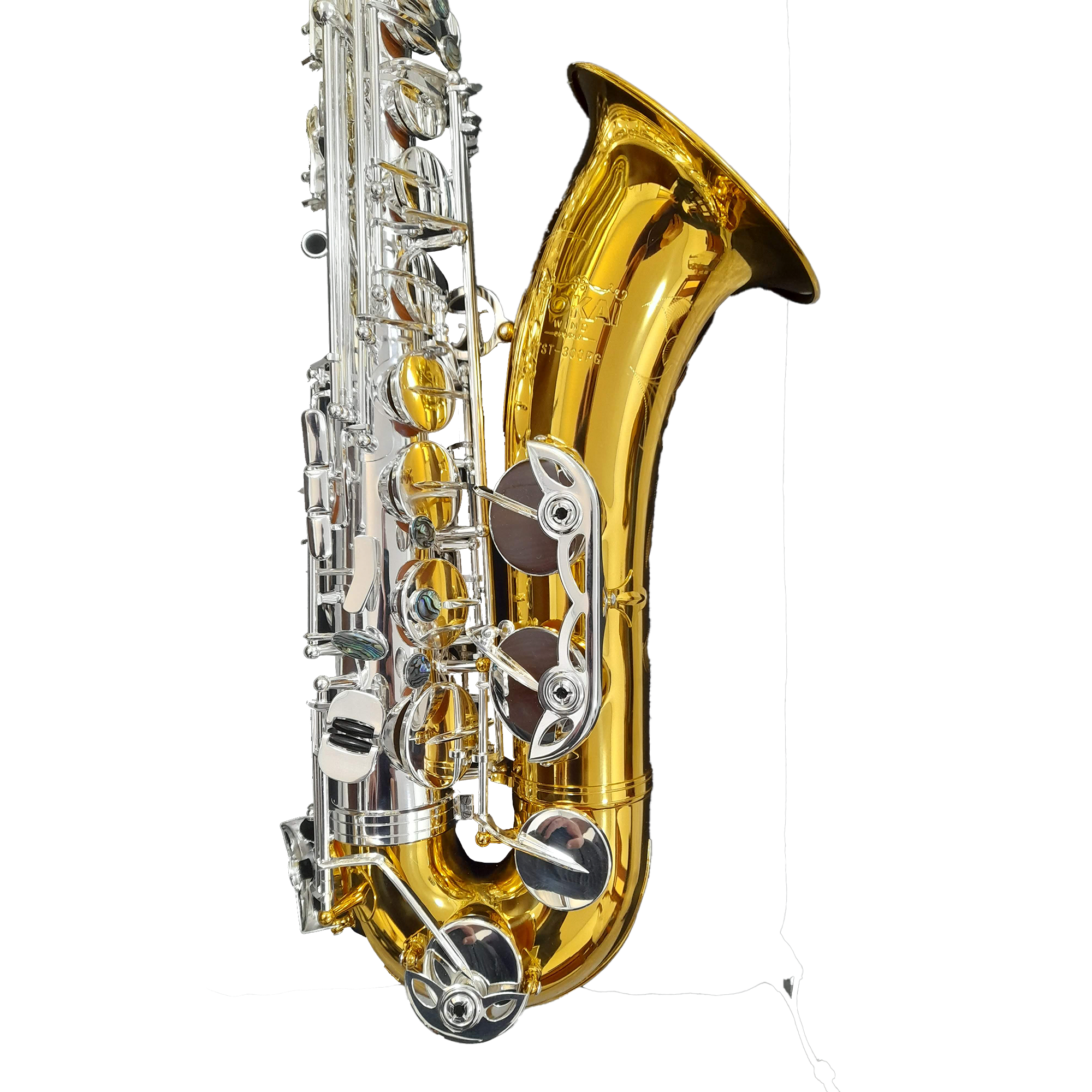 Comprar Sax Tenor Sib Tokai Tst-300Pg Prata com Campana/Tudel Dourado ...