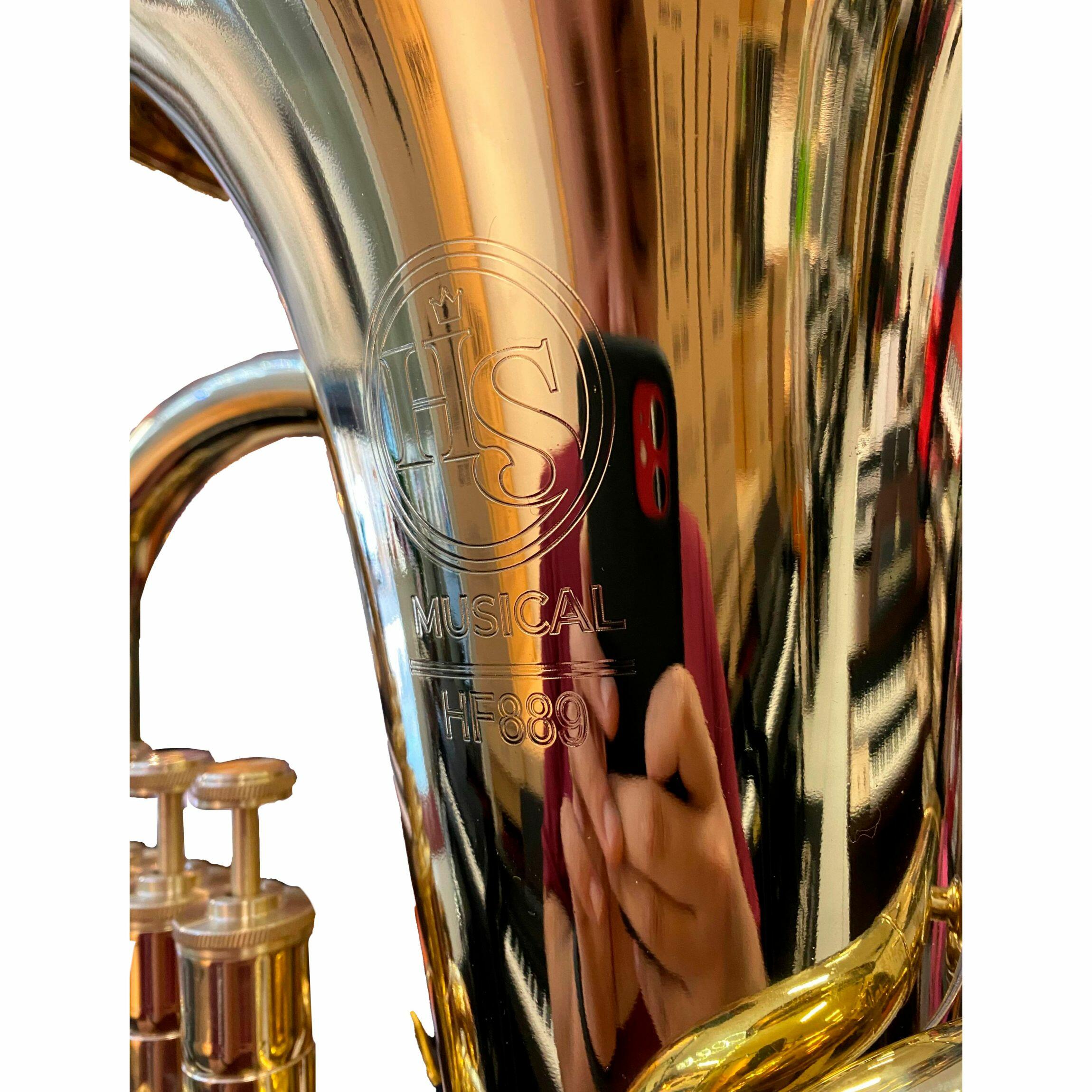 Comprar Euphonium Hs Musical HF889 3 Pistos Sib Laqueado - a partir de ...