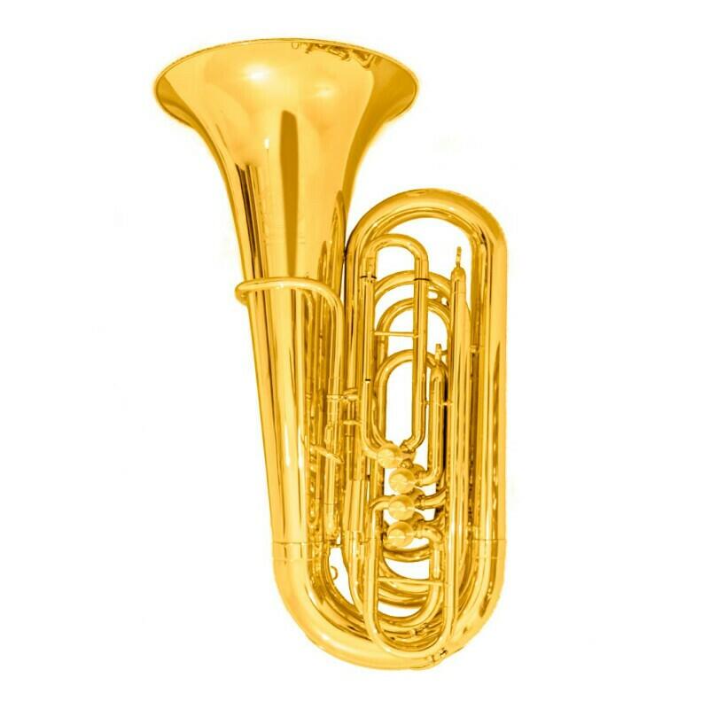 Comprar Tuba Hs Musical HSTB3C Compacta Bb 4 Valvulas - a partir de R ...