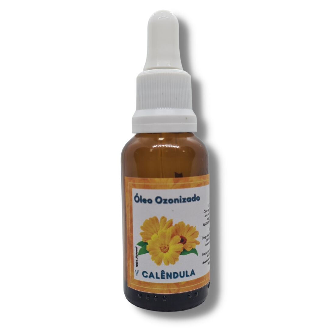 Comprar Óleo de Calêndula Ozonizado Frasco:30mL - R$42,50 - Oxizon