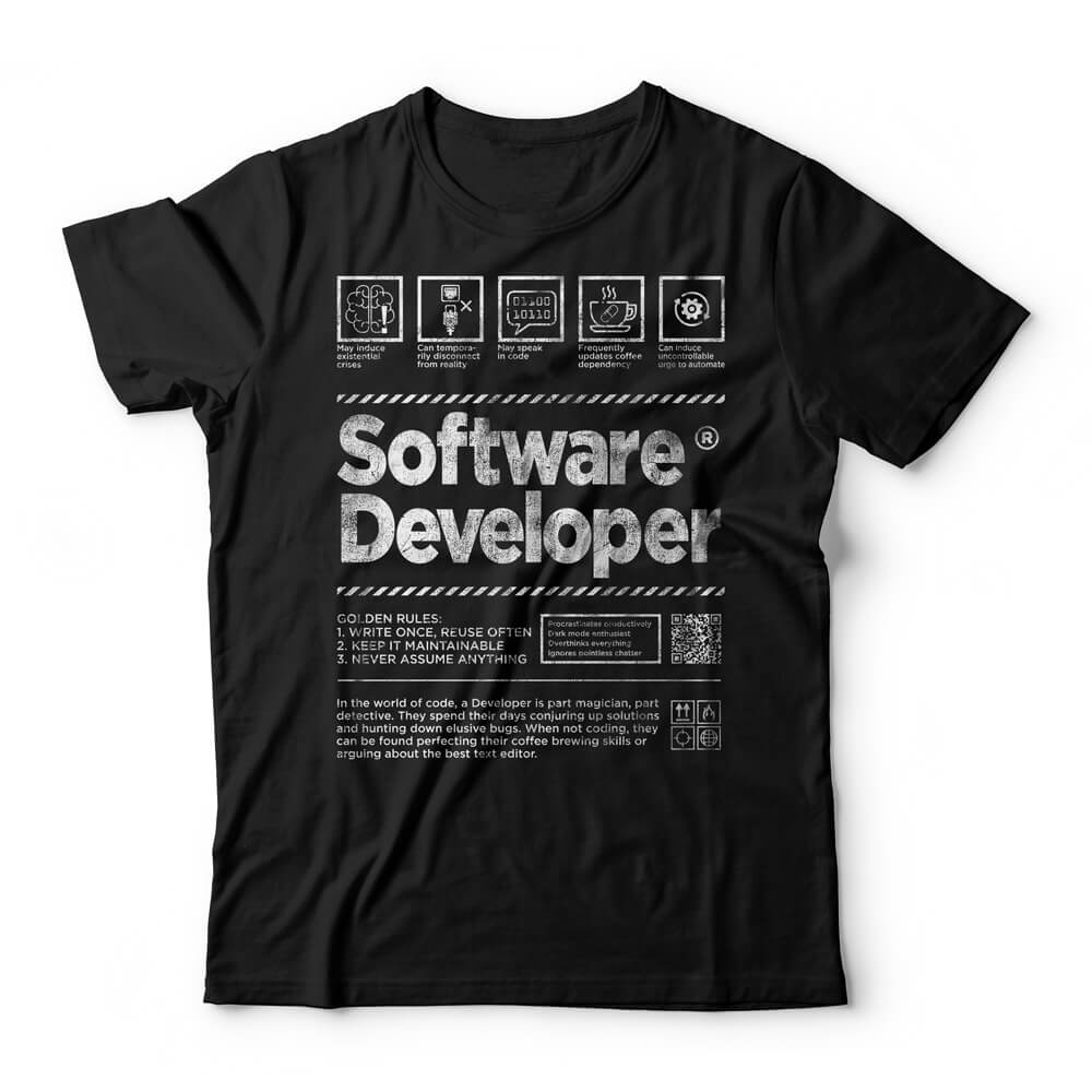 Camiseta Software Developer | Studio Geek - a partir de R$87,20