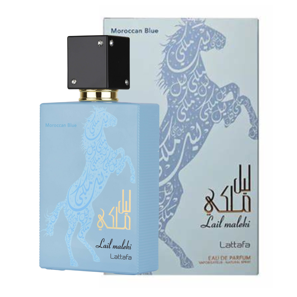 Comprar Lail Maleki Moroccan Blue Lattafa Eau de Parfum 100ml Masculino - onuh distribuidora