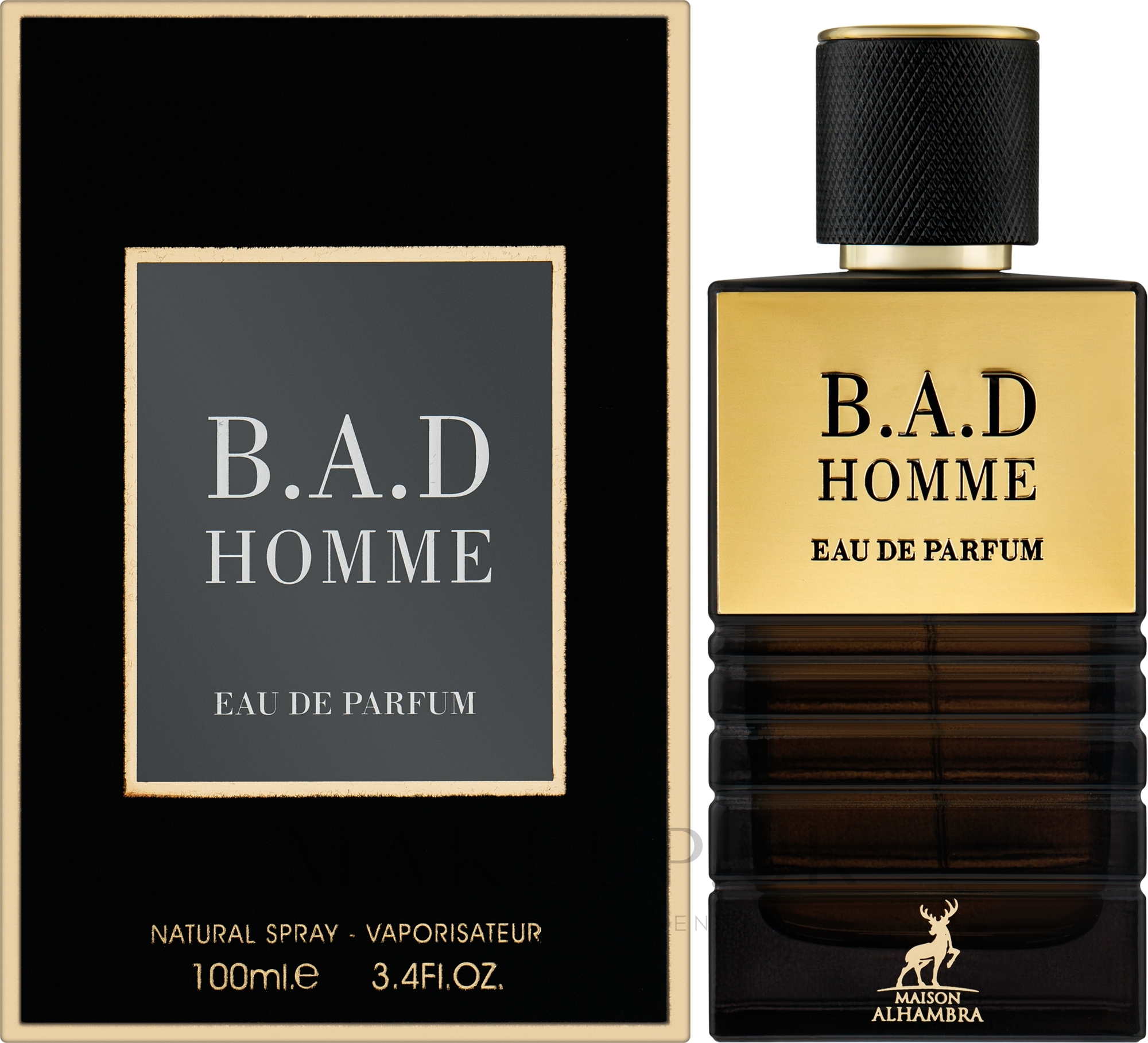 Comprar BAD Homme Maison Al Hambra Eau de Parfum 100ml - onuh distribuidora