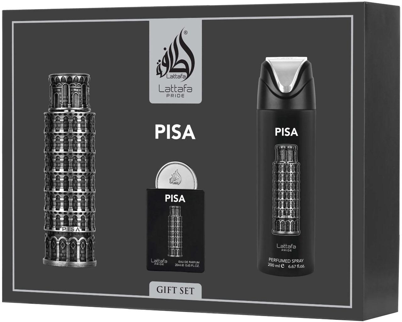 Comprar Conjunto Lattafa Pisa - 3 Produtos - onuh distribuidora