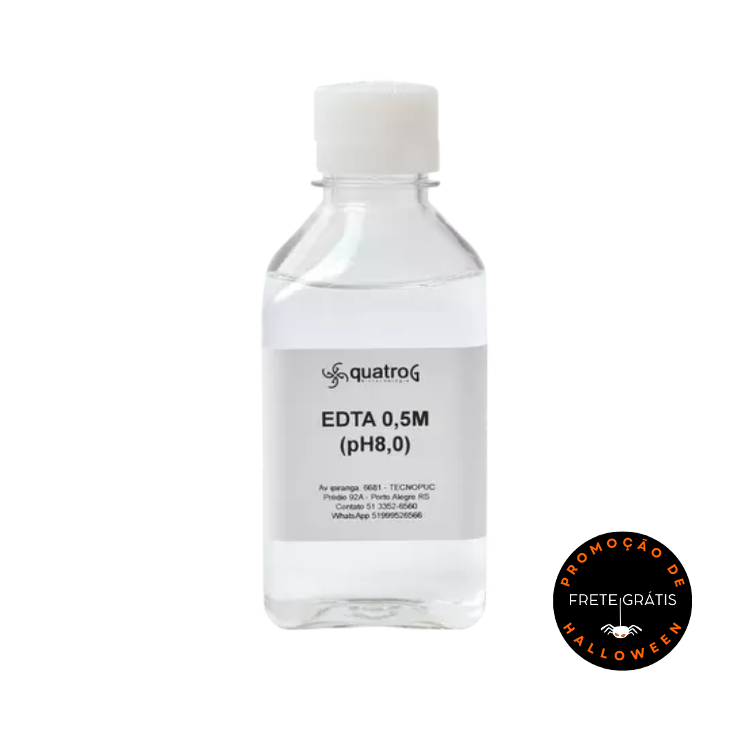 EDTA 0,5 M pH 8,0 - Quatro G Biotecnologia