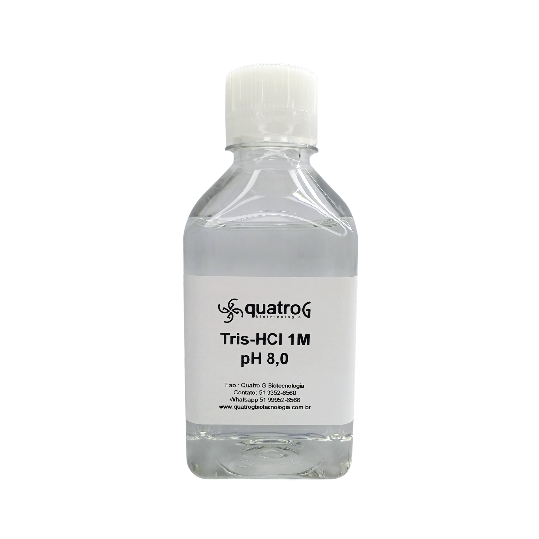 Tris HCl 1M pH 8,0 - Quatro G Biotecnologia