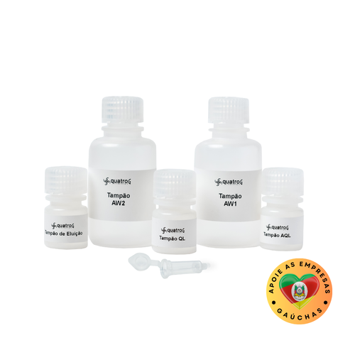 Kit Extração de DNA bactérias, tecidos e sangue - Quatro G Biotecnologia