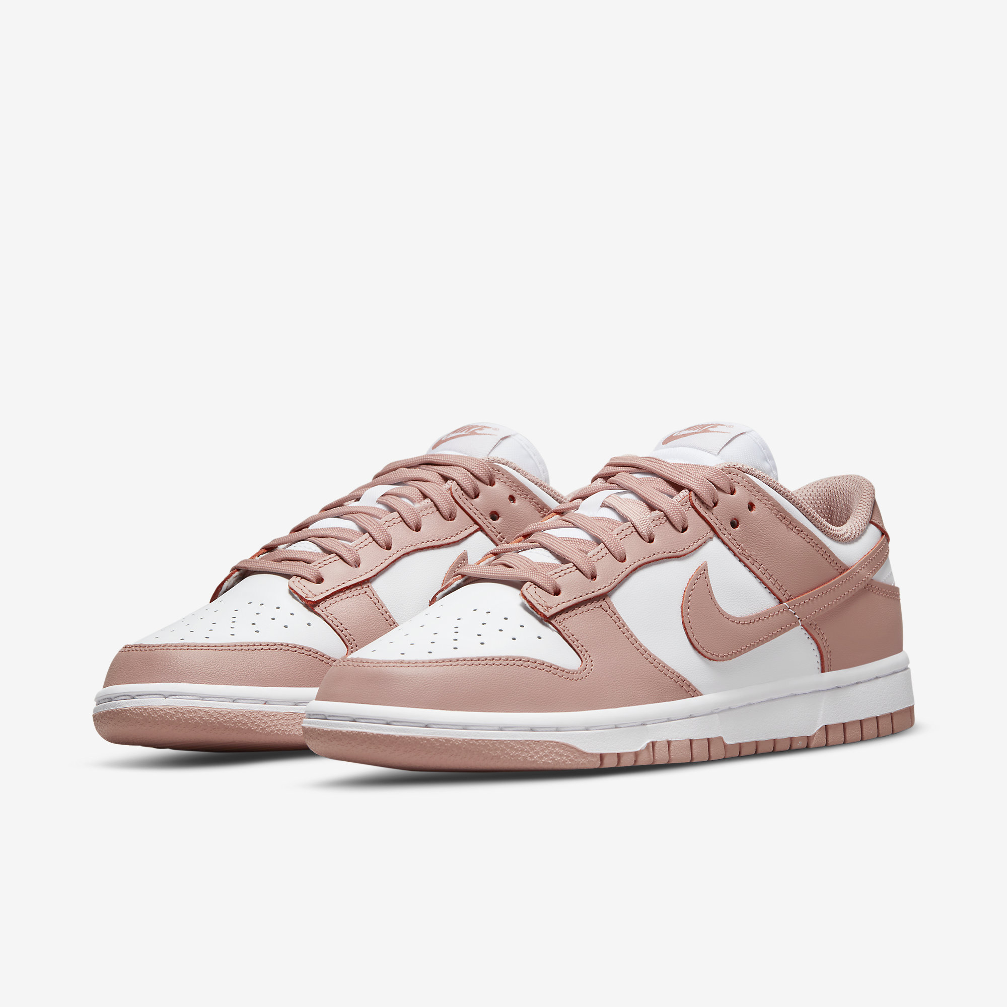 Tênis Nike Dunk Low Rose Whisper - Branco e Rosa - Sneakers New - Site ...