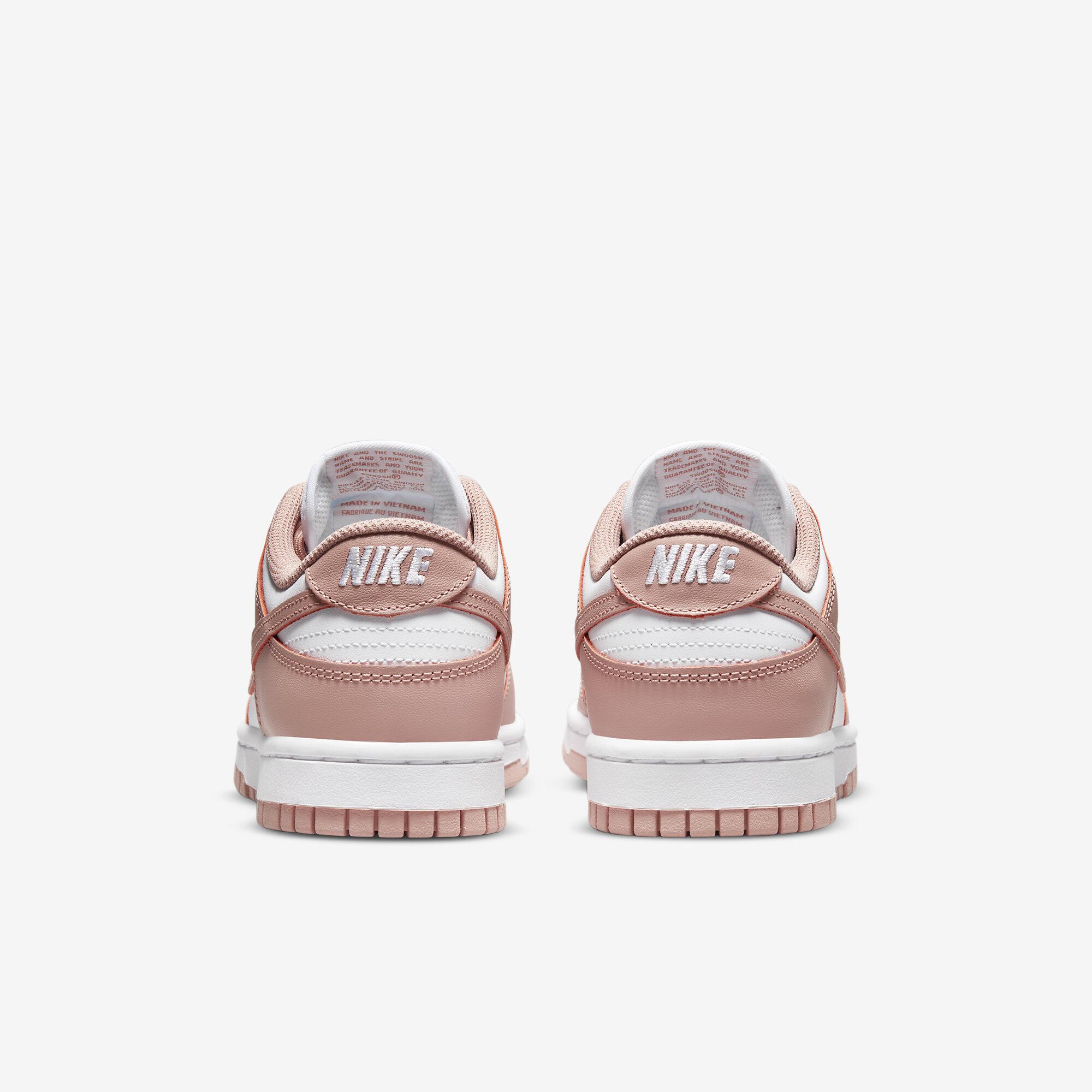 Tênis Nike Dunk Low Rose Whisper - Branco e Rosa | Sneakers New