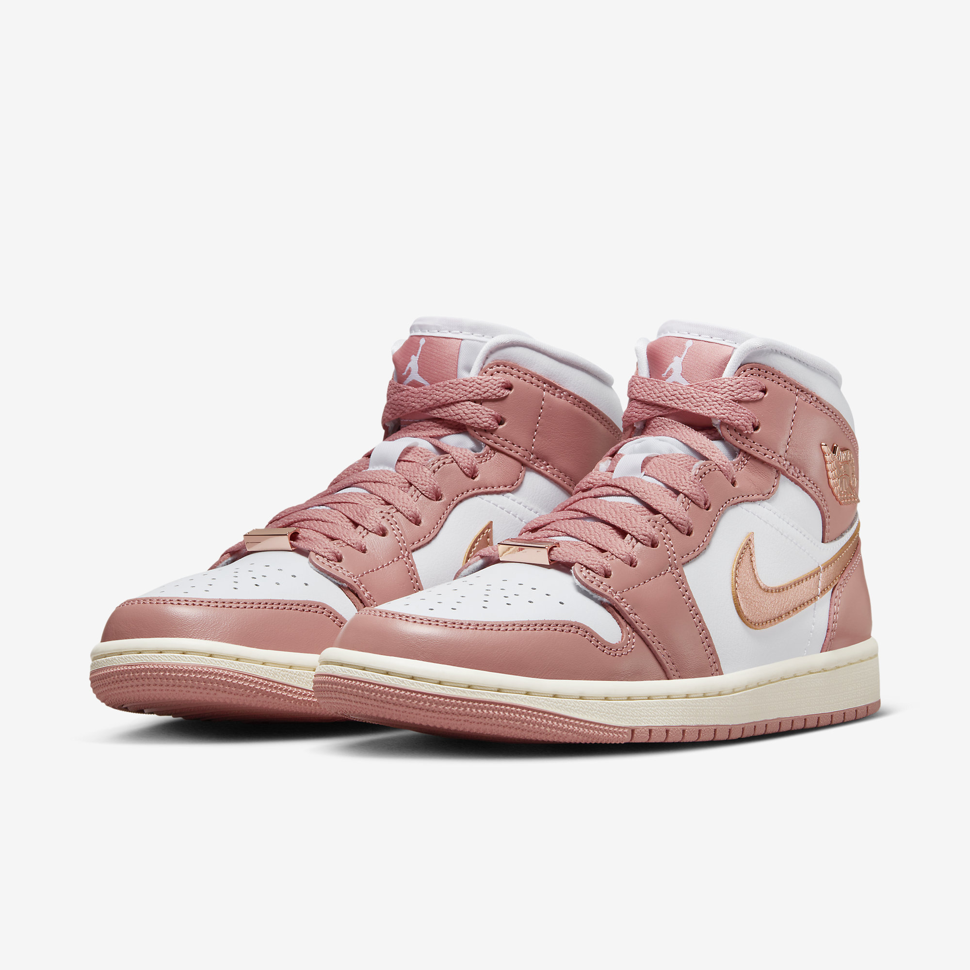 Tênis Nike Air Jordan 1 Mid - Rosa - Sneakers New - Site Oficial