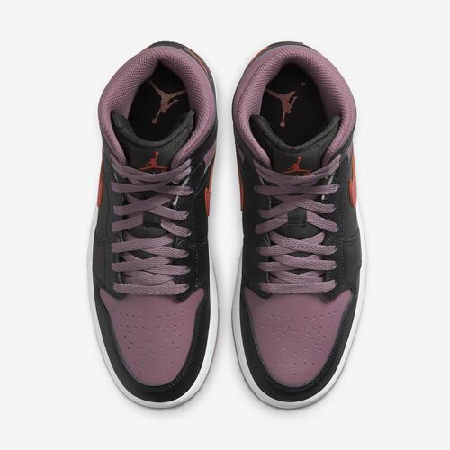 Tênis Nike Air Jordan 1 Mid - Preto e Roxo - Sneakers New - Site Oficial