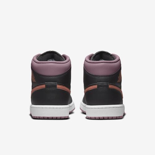 Tênis Nike Air Jordan 1 Mid - Preto e Roxo - Sneakers New - Site Oficial