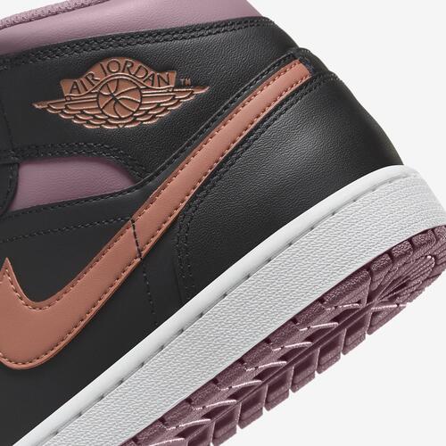 Tênis Nike Air Jordan 1 Mid - Preto e Roxo - Sneakers New - Site Oficial
