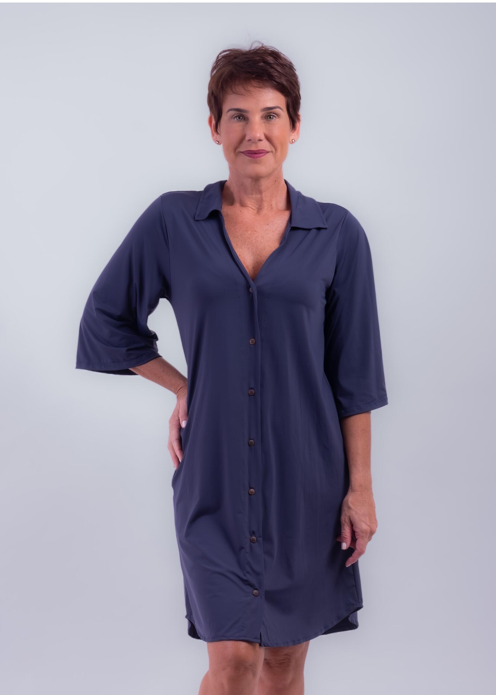 Comprar Chemise Daniela - Marinho Ebony - Lalie Lalou