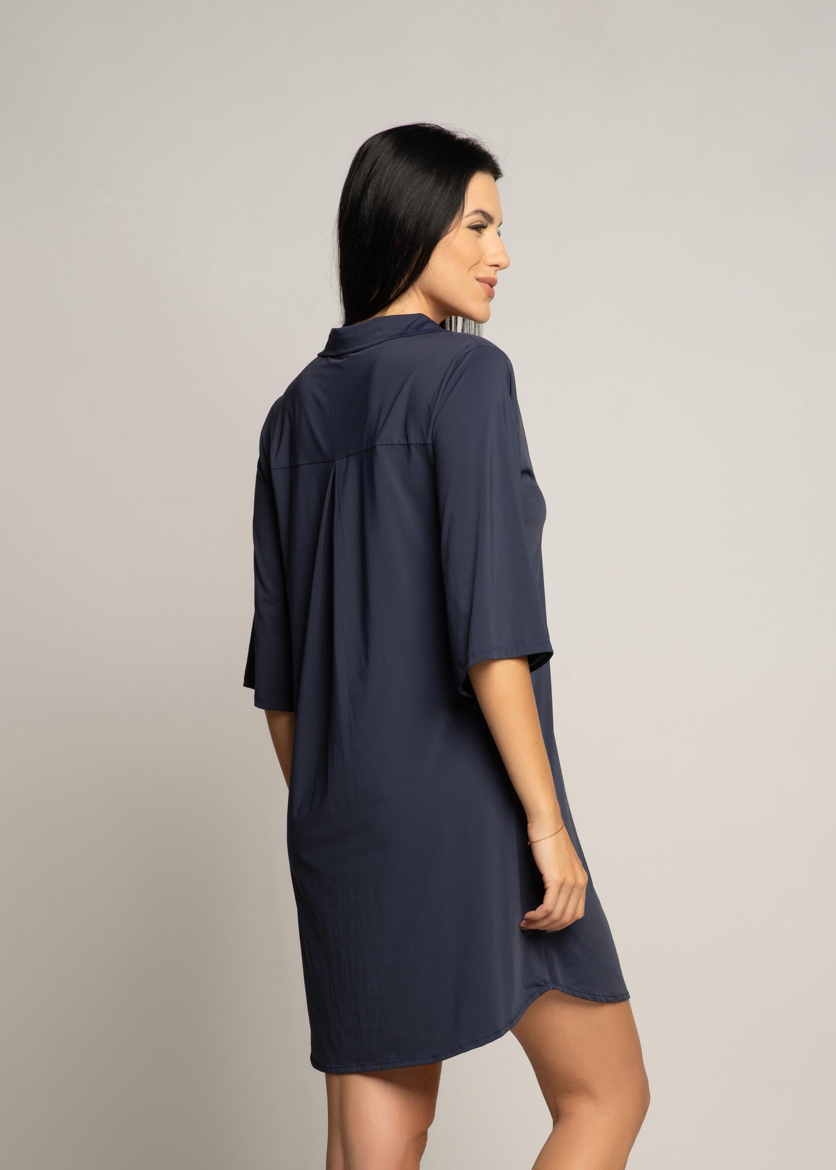 Comprar Chemise Daniela - Marinho Ebony - Lalie Lalou