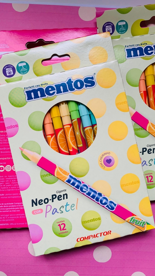 Comprar Canetinha Hidrográfica Neo-Pen Mentos | Compactor - Papelaria A ...