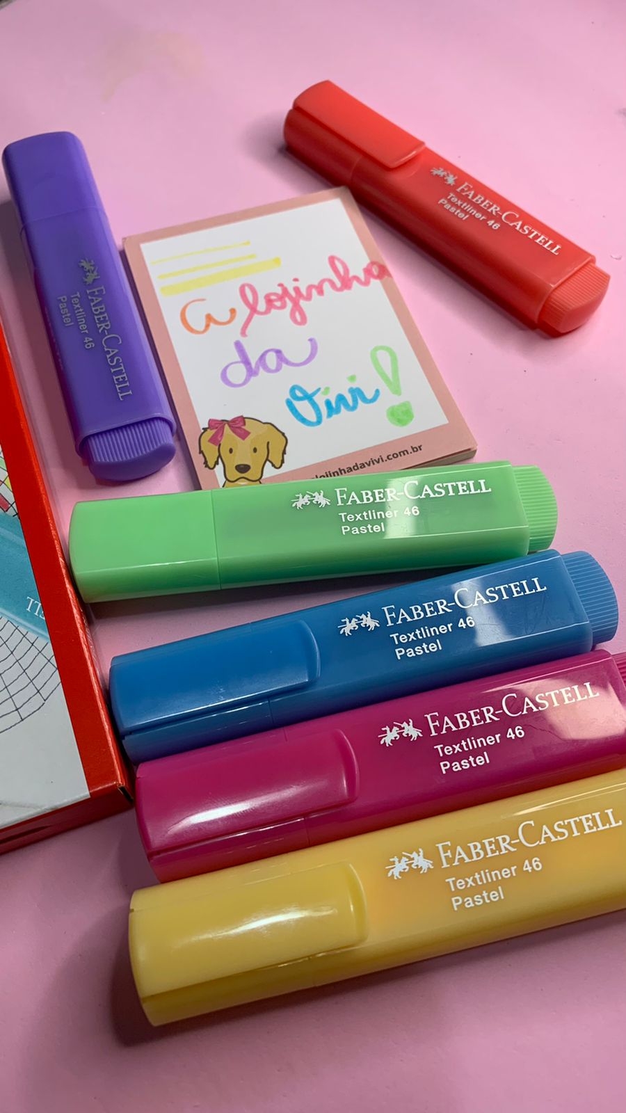 Comprar Kit Marca Texto - Textliner Pastel 6 cores | Faber-Castell - a ...