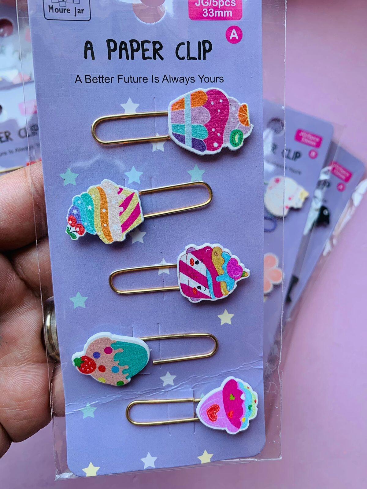 Comprar Clips Decorados Enfeite MDF | Importado - Papelaria A Lojinha ...