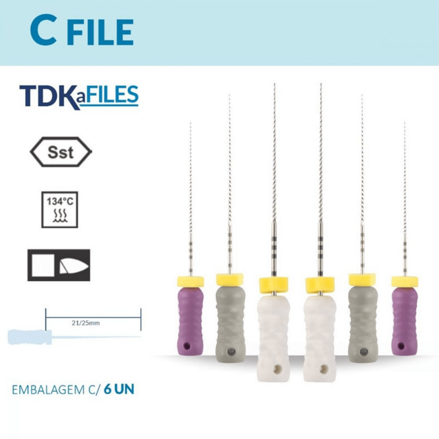 Lima Manual C File - Tdk - Dental Paiva